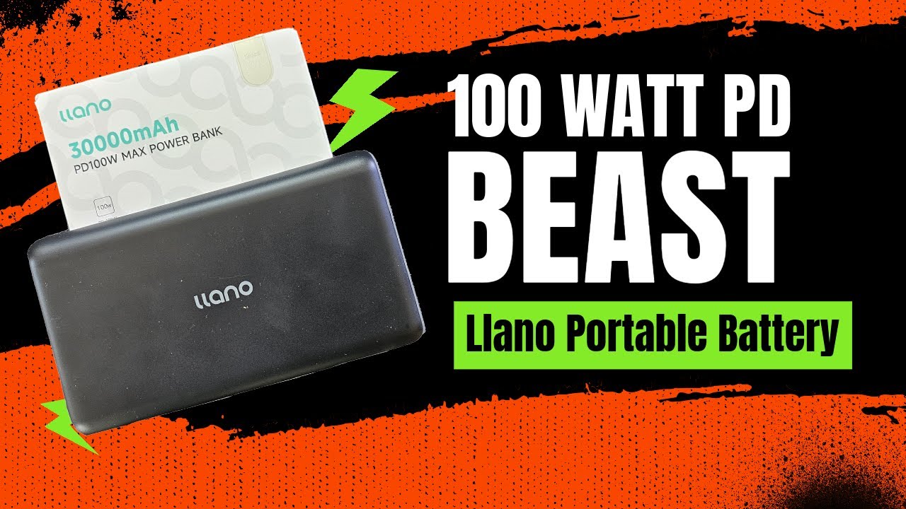 Llano Power Bank 30,000 mAh 100W USB C PD Portable Laptop Charger ...