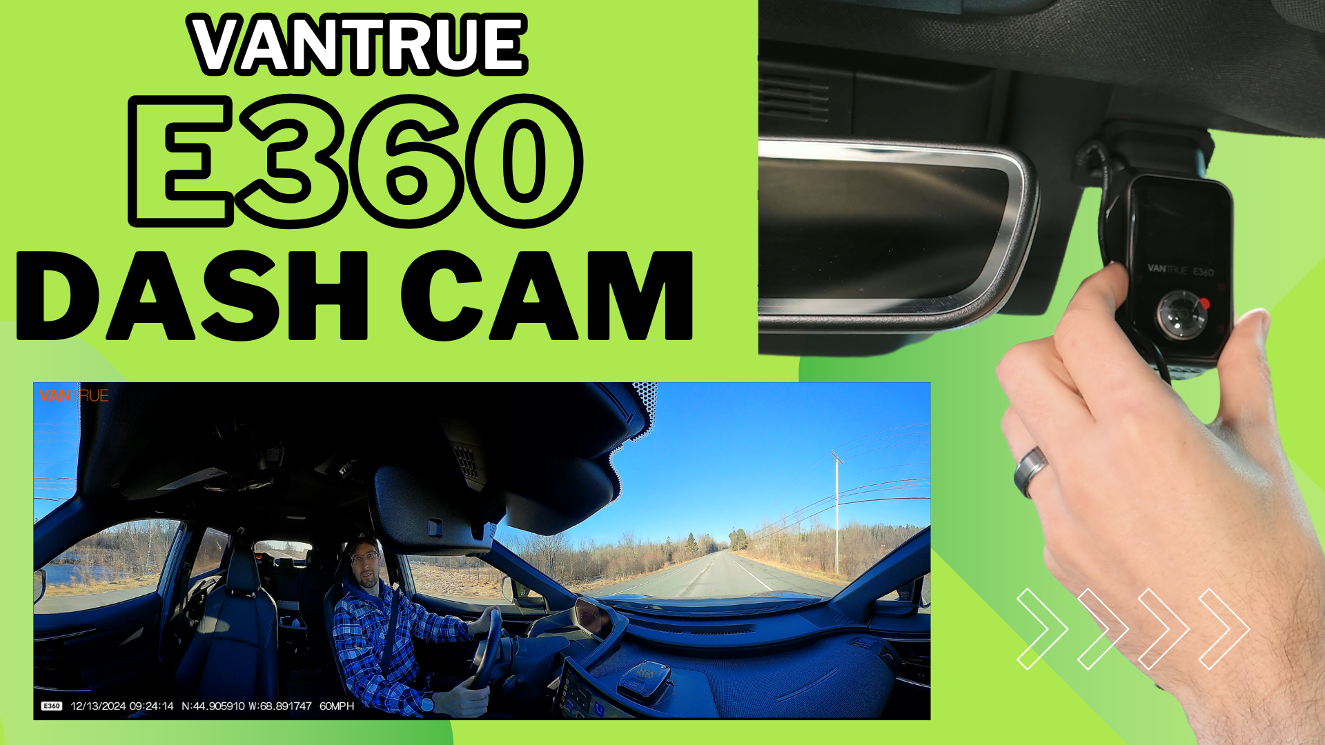 Vantrue E360 - Install and Demo - 2024 Subaru Solterra - Mainely Hobbies