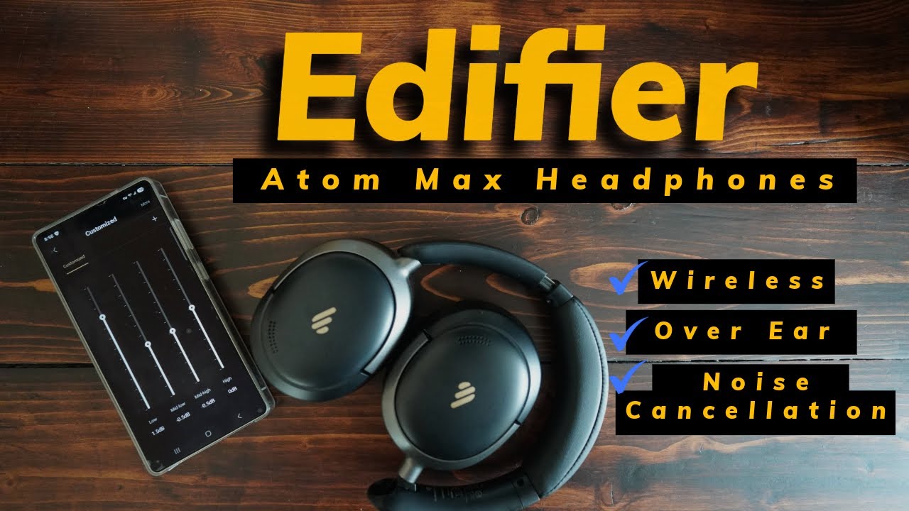 Edifier Atom Max Wireless Noise Cancelling Headphones - Mainely Hobbies